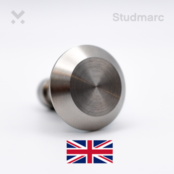 SS(316L) Plain Top Tactile Stud 25mm - Studmarc