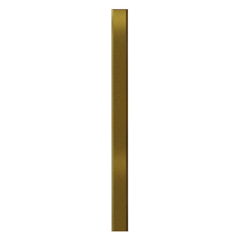 Brass Hatch Corduroy Warning Strip BH2 400mm - Studmarc