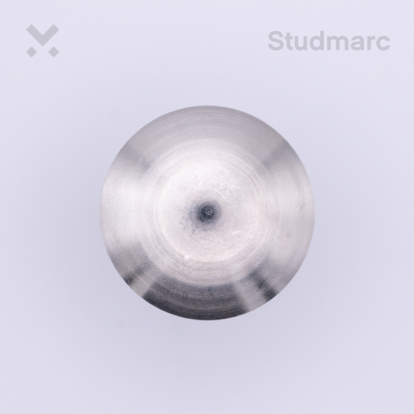 SS(316L) Plain Top Low Dome Tactile Stud 25mm - Studmarc