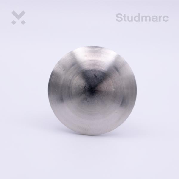 SS(316L) Plain Top Low Dome Tactile Stud 25mm - Studmarc