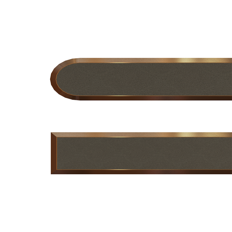Bronze Guiding Strip with Anti-Slip Tape Insert 380mm - Studmarc